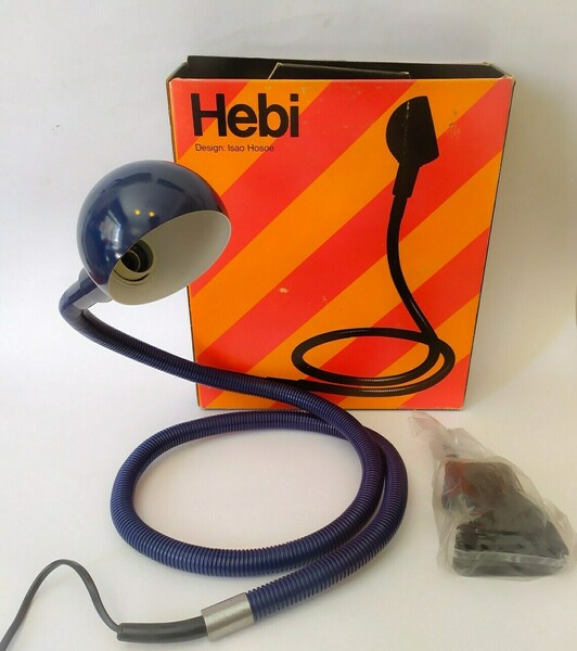 Hebi Valenti Tubular Table Lamp With Vintage Clamp Design Isao Hosoe ...