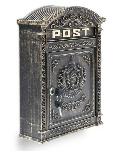 Antique Style Letterbox, Mailbox, Vintage Letterbox, Post Box, Pillar ...