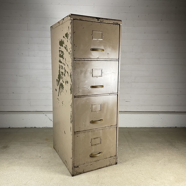Vintage file cabinet metal store