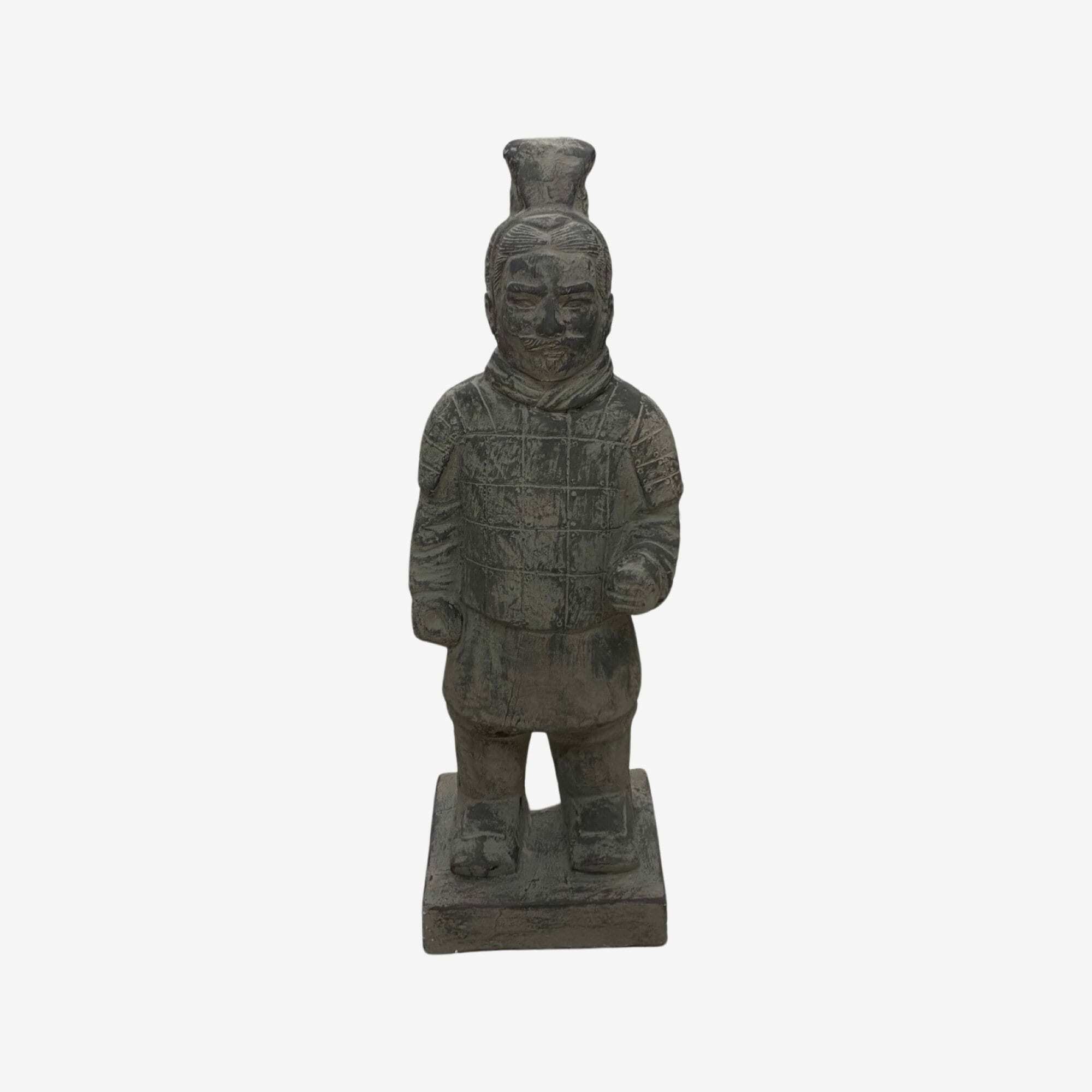 Chinese Warrior Statue Infantryman Vintage Chinese Terracotta Army ...