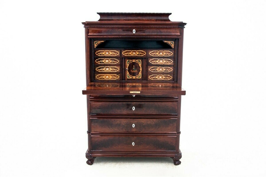 Ancient Secretary, Northern Europe, Circa 1860. After Renovation ...