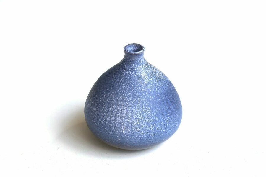 Ceramic Blue Vase By Antonio Lampecco, 1970s / Belgian Art, Boho Chic ...