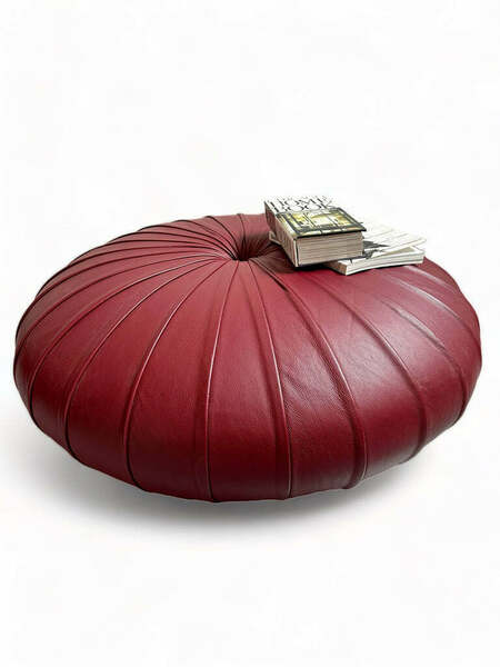Rare Pair Of Esedra Seat/Poufs Designed By Monica Förster (Designer Of ...