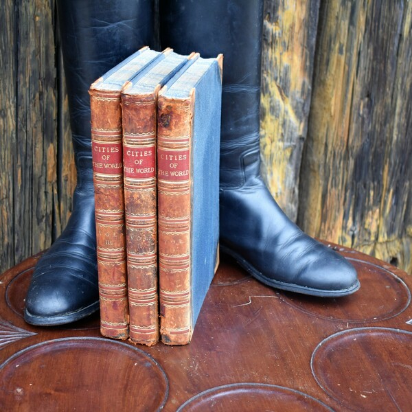 Antique Cities Of The World Half Leather Books By Edwin Hodder ...