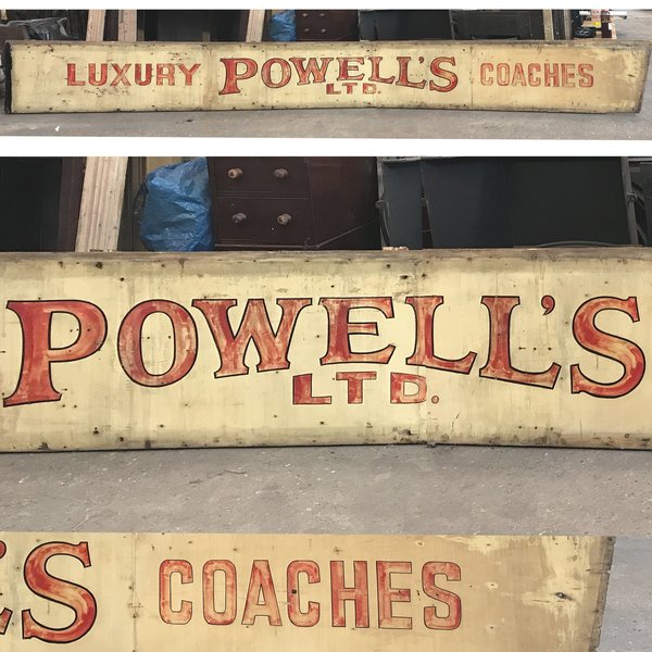 Rare Salvaged Victorian London Shopfront Sign | Vinterior