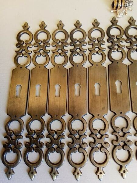 Antique door escutcheon plates store