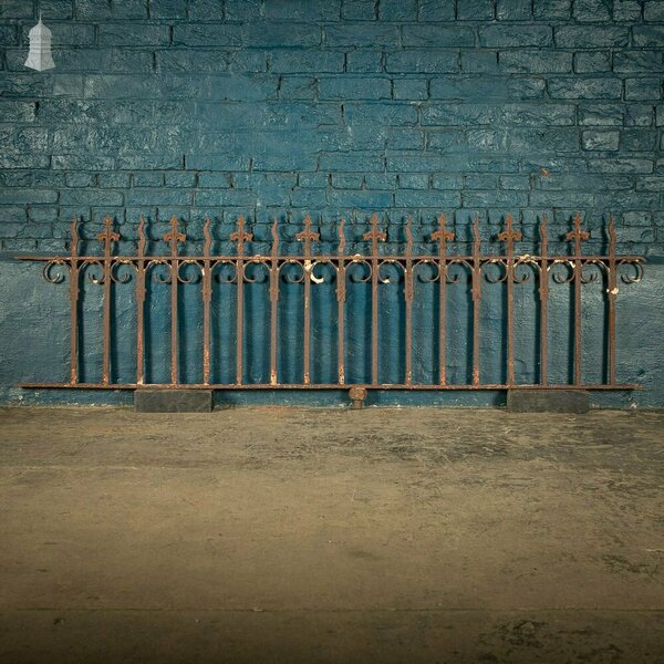 Wall Top Railings, Wrought Iron Dwarf Railing Panel | Vinterior