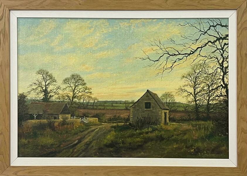 Barn Landscape Paintings