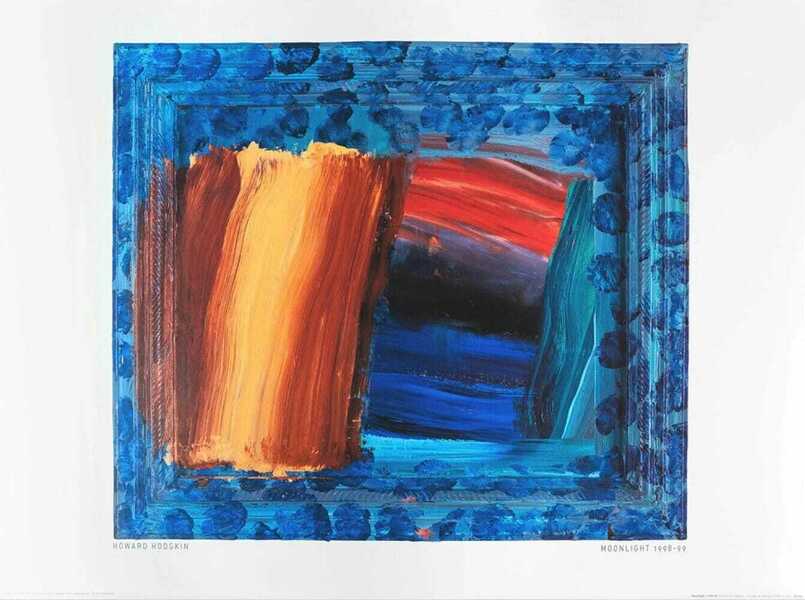 Original Howard Hodgkin 1990's Vintage Poster Moonlight Fabulous Museum ...
