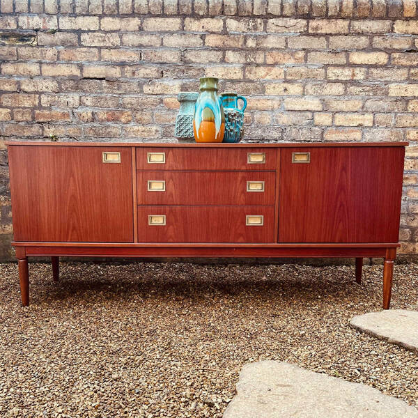Rare Model Greaves And Thomas Teak Sideboard, 1970s | Greaves and ...