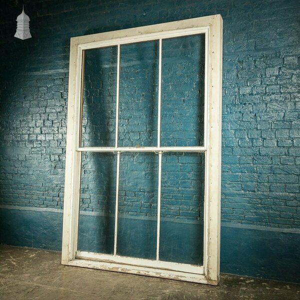 Hardwood Sliding Sash Window, 8ft High, Edwardian | Vinterior