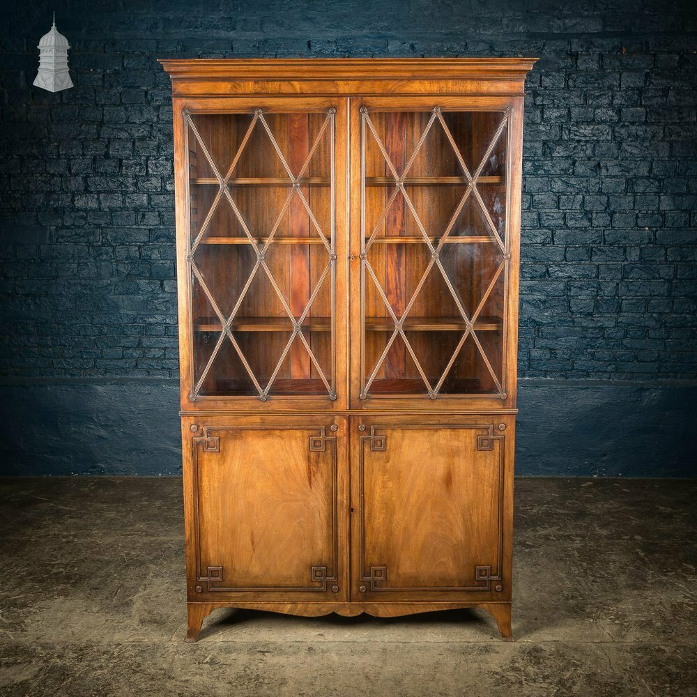 Circa 1890 Small Scale Glazed Bookcase By Bartholomew & Fletcher With ...