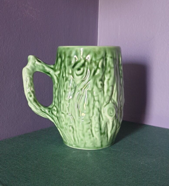 Wade Pottery Vintage 1970s Novelty Tree Trunk Mug Pale Green | A ...