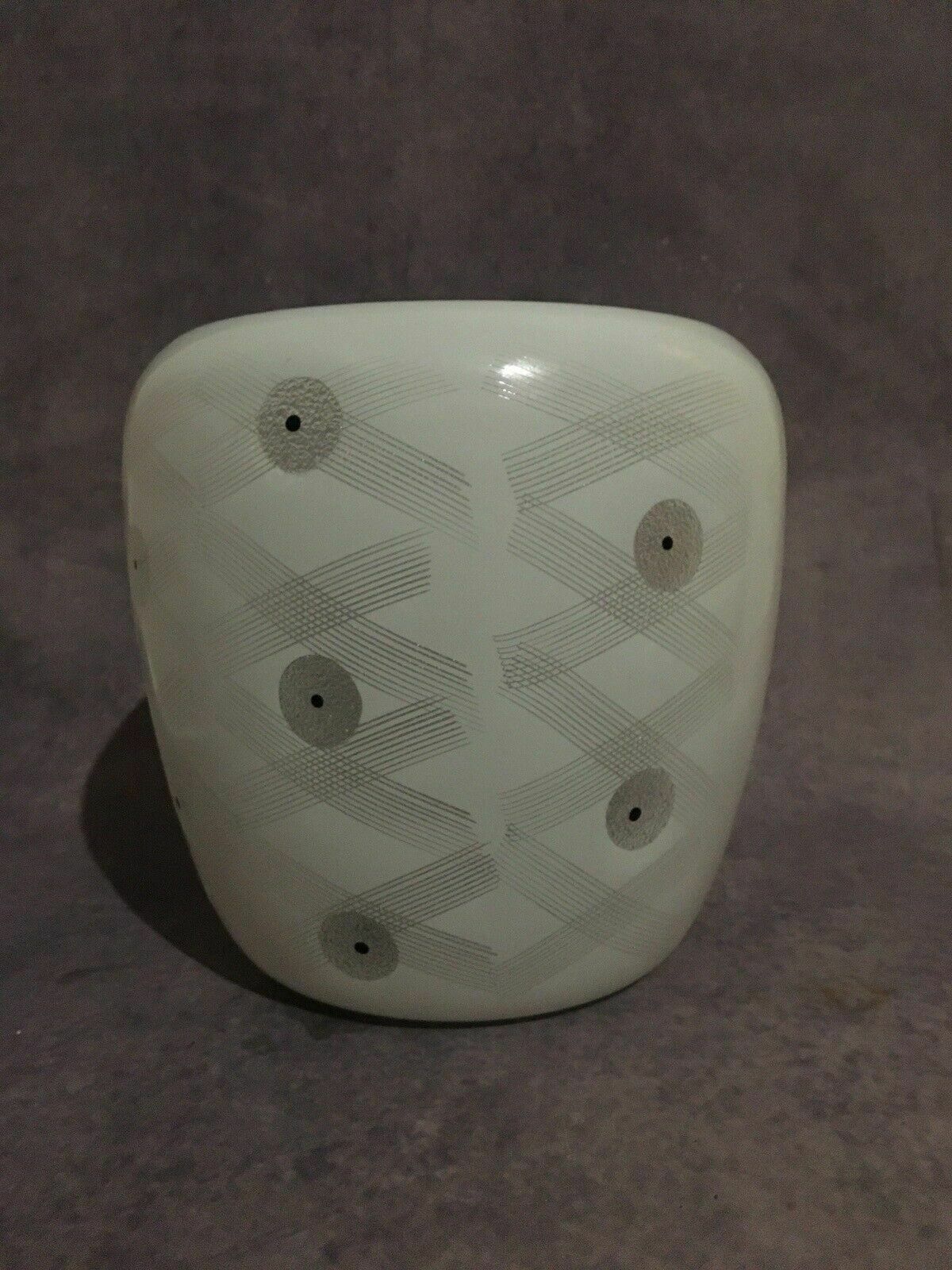 Mid Century Atomic Frosted Etched Glass Porch/Hall Light Shade Vintage ...