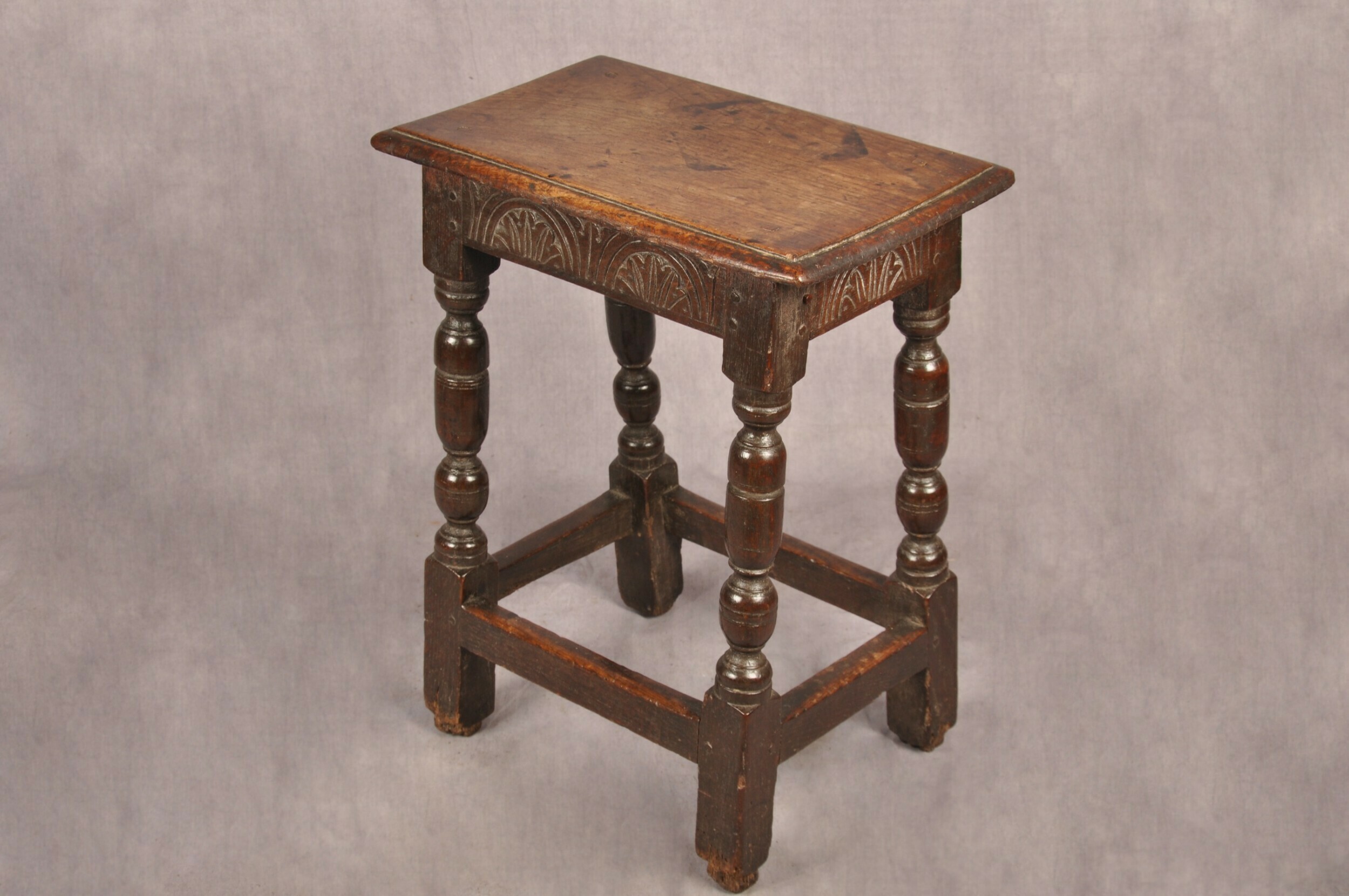 17th Century Oak Joint Stool, 1700s | Vinterior