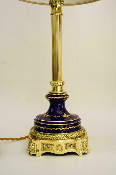 2 Big Historistic Table Lamp Vienna Around 1890s | Vinterior