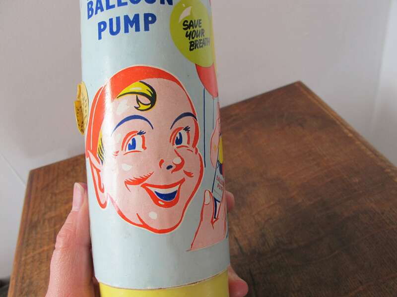 Vintage Balloon Pump. Puck Brand, Made In England, Save Your Breath ...