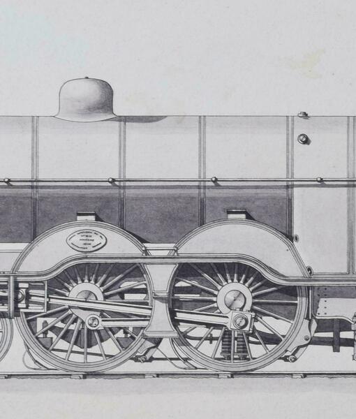 Leslie Carr Steam Engine Great Northern Railway 1910 Drawing By Leslie ...
