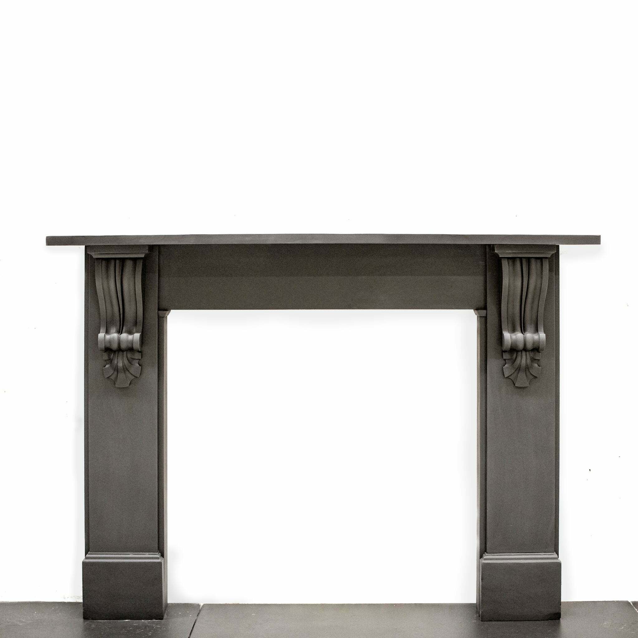 Slate Antique Fireplace Surround With Corbels | Vinterior