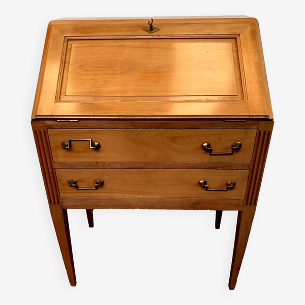 Louis XVI Style Cherry Wood Sloping Desk | Vinterior