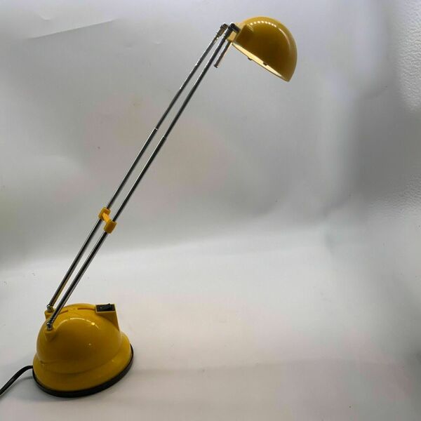 Lloytron L951 Telescopic Halogen Yellow Desk Lamp 80s Memphis Style Vinterior