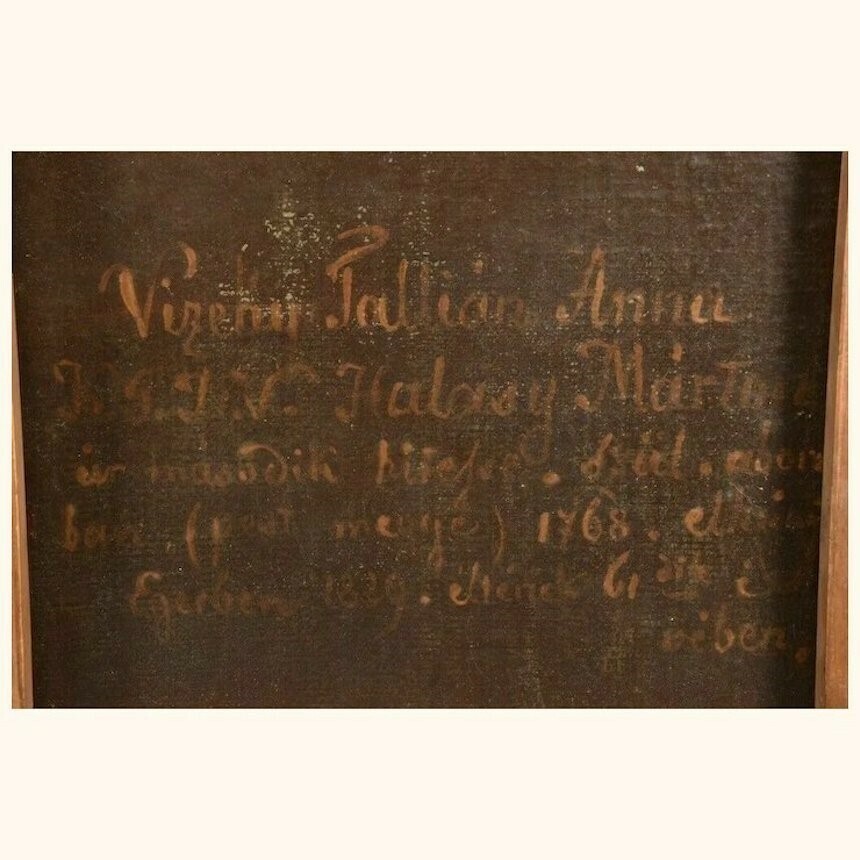 Signed 18th Century Oil Portrait Of An Aristocratic Viennese Woman ...