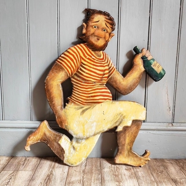 Antique Sailor Sign, 1800s | Vinterior