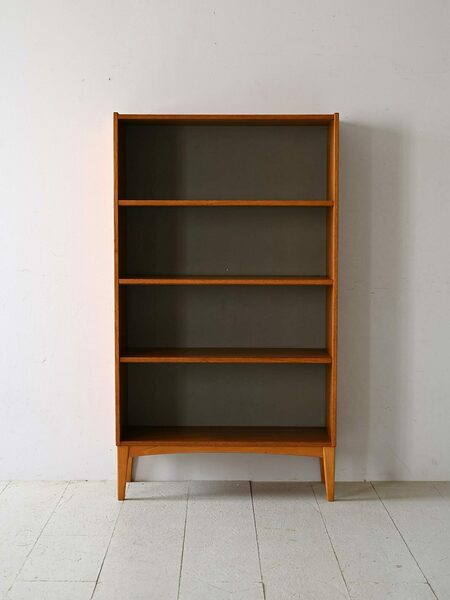 60s Bookcase With Simple And Square Lines. | Vinterior