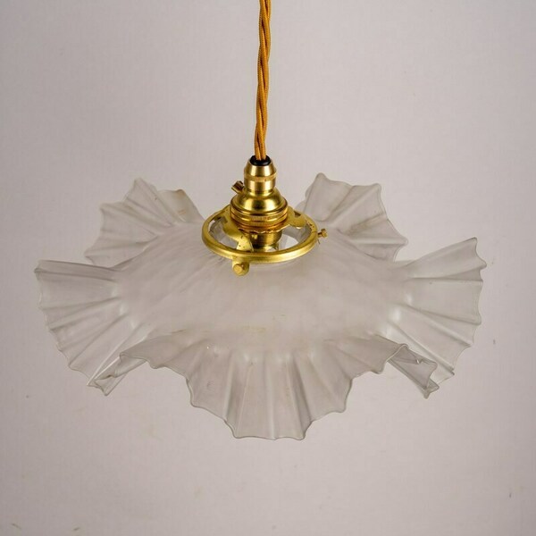 Simple Fluted French Light With New Wiring | Vinterior