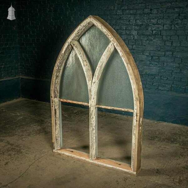 Arch Top Window, Gothic Style, Timber With Textured Glass | Vinterior