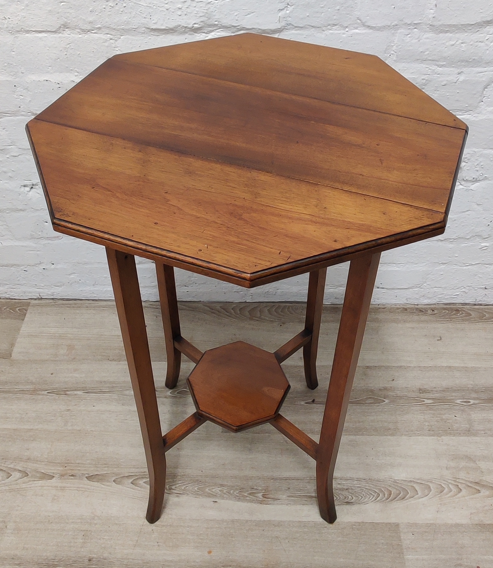 Edwardian Mahogany Octagonal Gate Leg Table | Vinterior