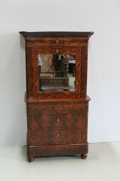 Rare Small Secretary Convenient Restoration, 19th Century | Vinterior