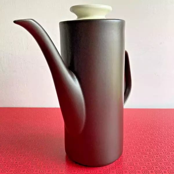 J&G Meakin Coffee Pot Bianca Pattern C. 1971 Vintage Mid Century Modern ...