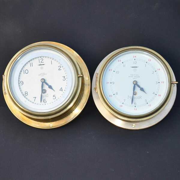Ww2 Ships Bulkhead Mercer Zig Zag Convoy Clocks | Vinterior