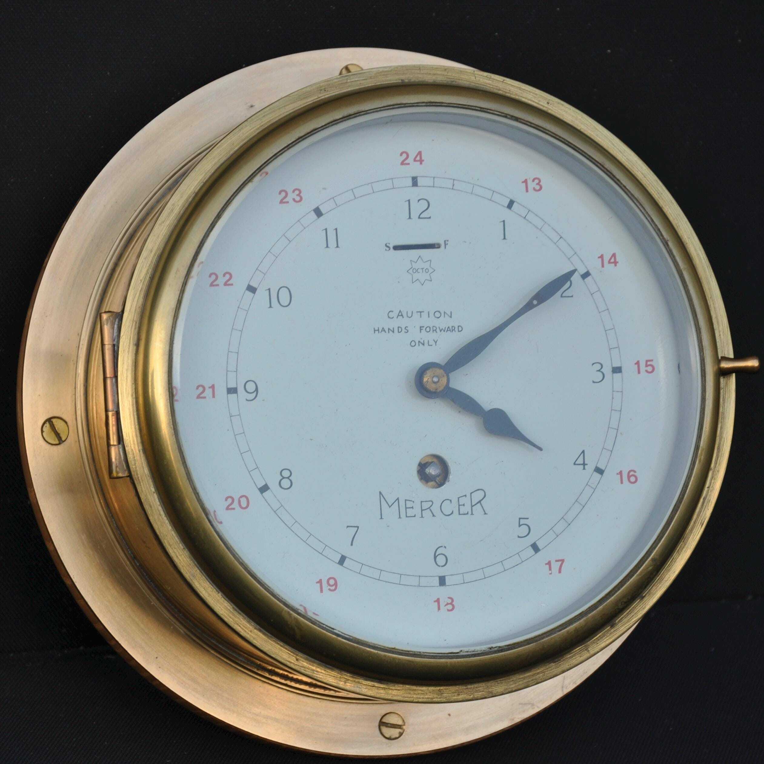 Ww2 Ships Bulkhead Mercer Zig Zag Convoy Clocks | Vinterior