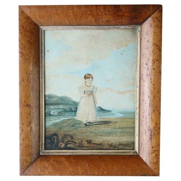 Portrait Of Mary Elizabeth Dyer, Aged 4. Dated 1829 | Vinterior