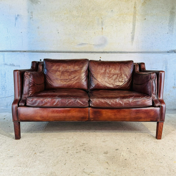 Danish two seater sofa store