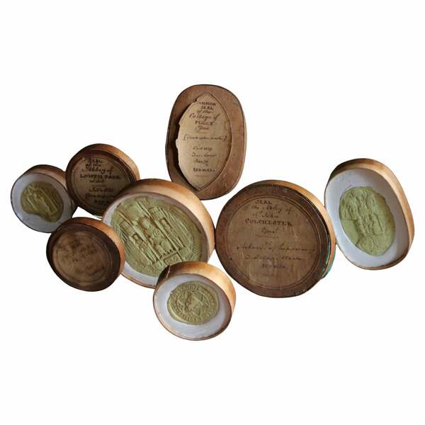 Collection Of Late 18th Century English Wax & Plaster Abbey & College ...