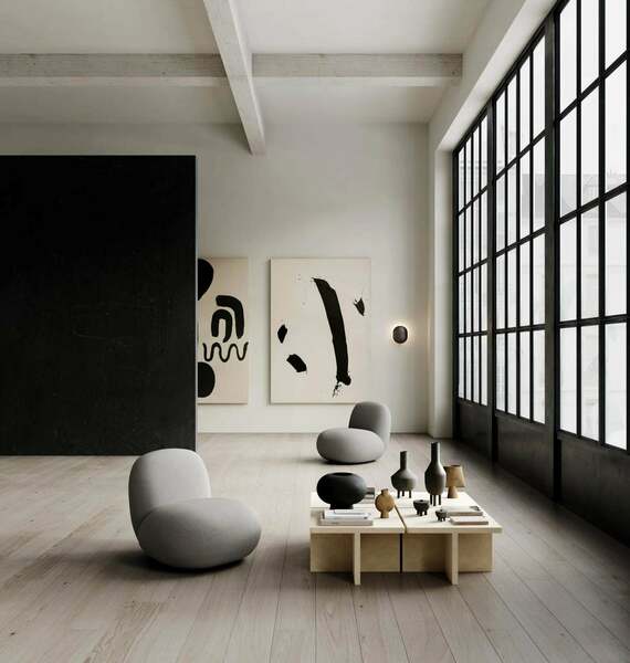 Brutus Model Coffee Table, Design Of A Modern Sculpture In Fiber ...
