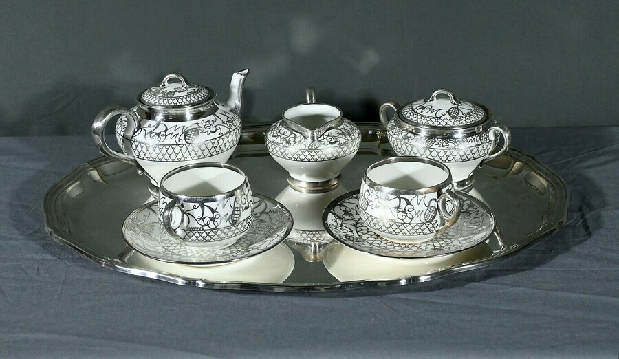 Limoges Porcelain Tea Set, “Saint Graal” Model – Early 20th Century ...