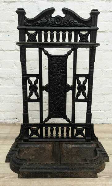 19th Century British Cast Iron Stick Stand | Vinterior