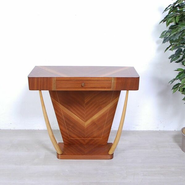 Vintage Wooden Console Table 1950s Design Paolo Buffa Modern Style ...