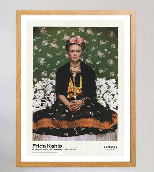 Frida Kahlo De Young Museum Original Vintage Poster | Vinterior