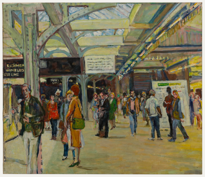 Simon Goldberg (1916 2002) 20th Century Oil, The Platform | Vinterior