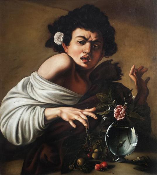 Nicholas Butler Copy Of "Boy Bitten By A Lizard" By Michelangelo Merisi ...