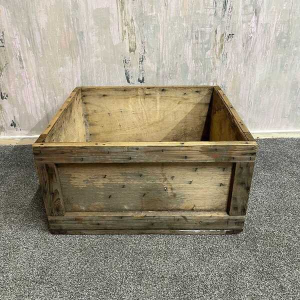 Vintage Solid Wood Raf Packing Crate Raf Henlow Bedford W O Smith ...