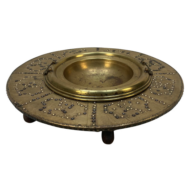 An Large Indian Brass Brazier, 1900s | Vinterior