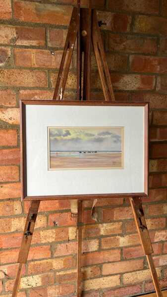 Signed Watercolour Painting Of The Wreck In Brancaster, Norfolk ...