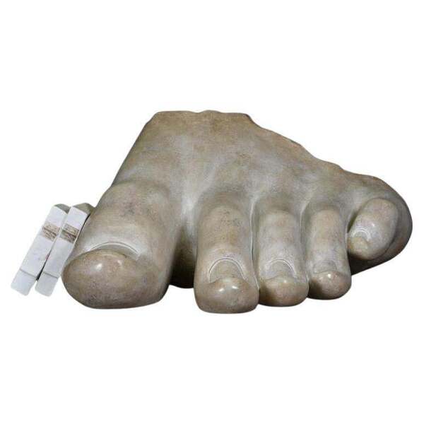 Sculpture In Resin And Marble Powder, Fragment Of Apollo's Foot ...