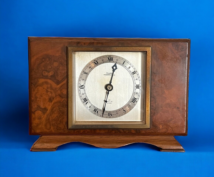 Quality Mid/Late 20th Century Walnut Mantle Clock, Elliot, Working ...